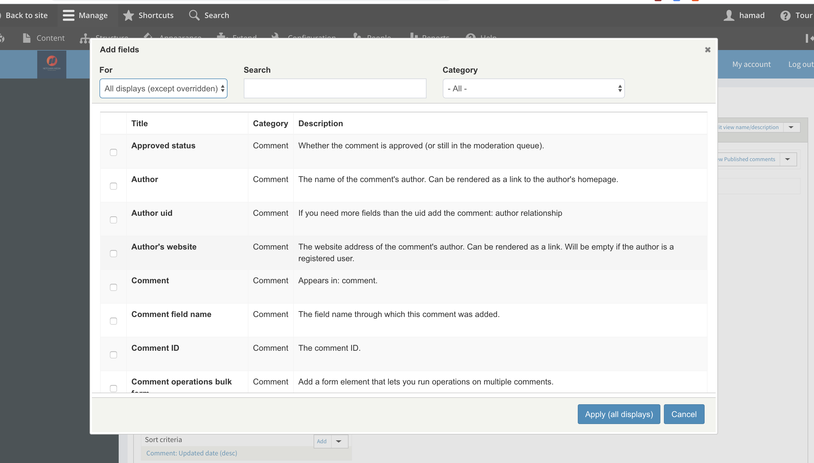 Inside each View page Sidebar Dropdown Menu list-items has transparent color [#3115998] | Drupal.org