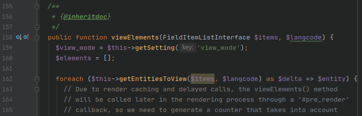 getEntitiesToView() should implements the same interface as ...