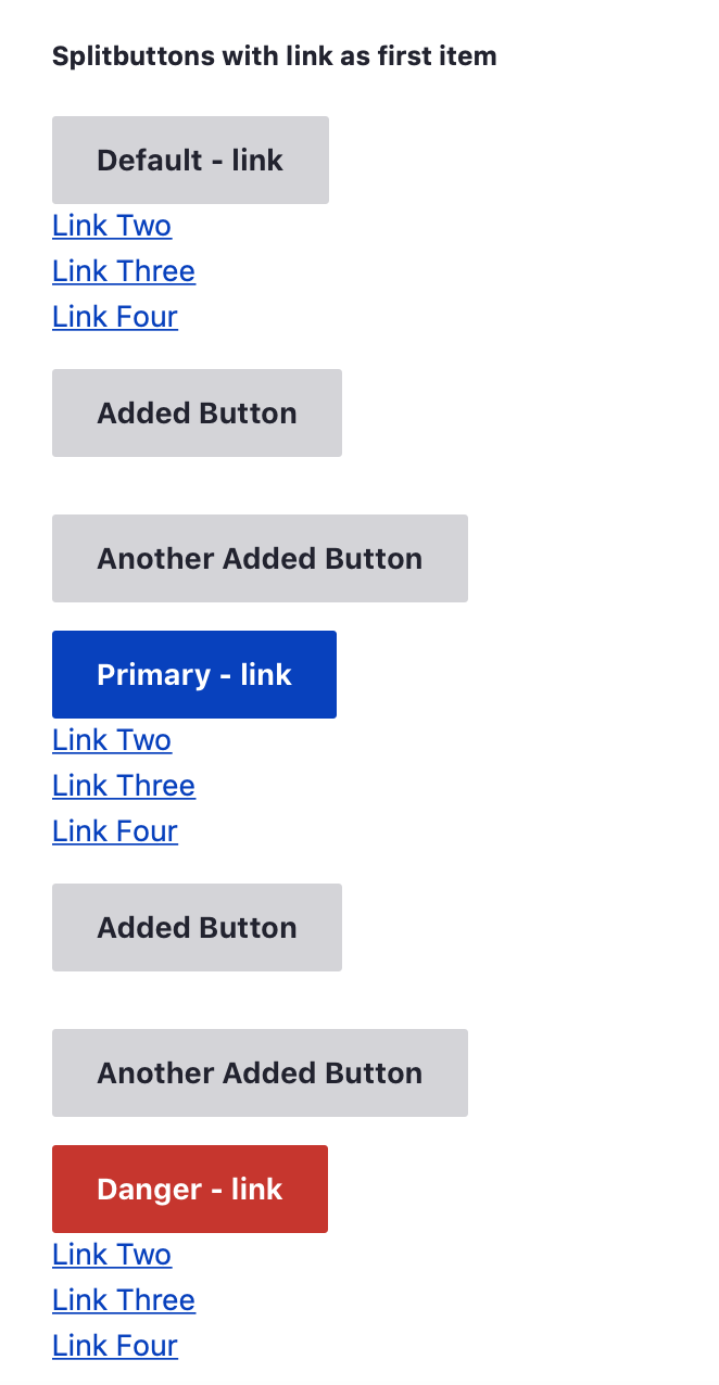 Add new Splitbutton render element to eventually replace Dropbutton [#1899236] | Drupal.org