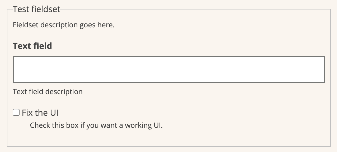 Option #description_display for form element fieldset is not changing anything [#2396145 ...