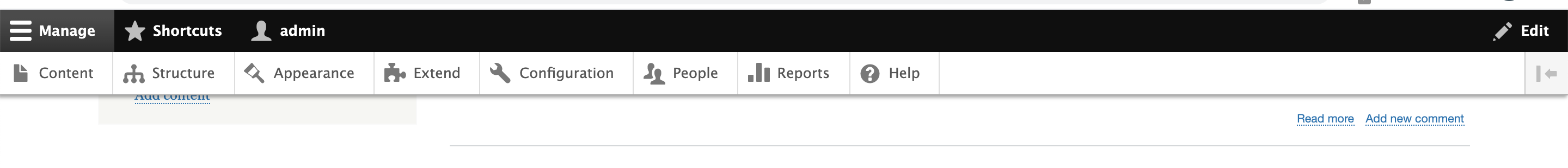 Toolbar Menu with Javascript disabled should be static [#3143749 ...