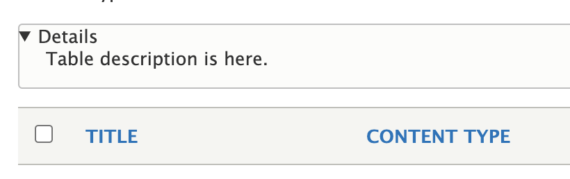 Views table settings exposes "Details" field even when empty [#3149930 ...