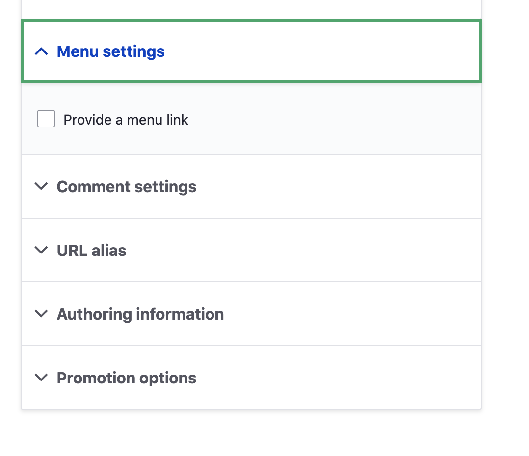 Ambiguous icons for collapsing/expanding menu items [#3057772] | Drupal.org