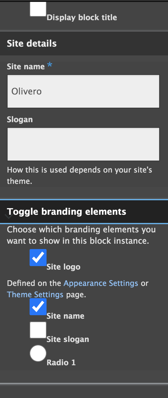 Radios and checkbox not aligned with label in settings tray [#3152382] | Drupal.org