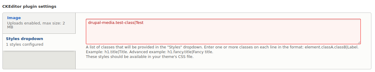 Allow CKEditor styles for [#3117172] | Drupal.org