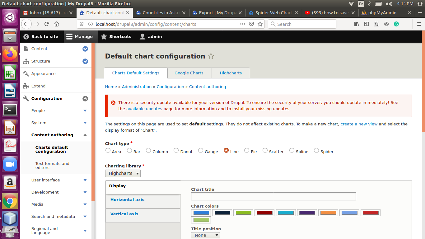 Spider Web Chart [#3153748] | Drupal.org