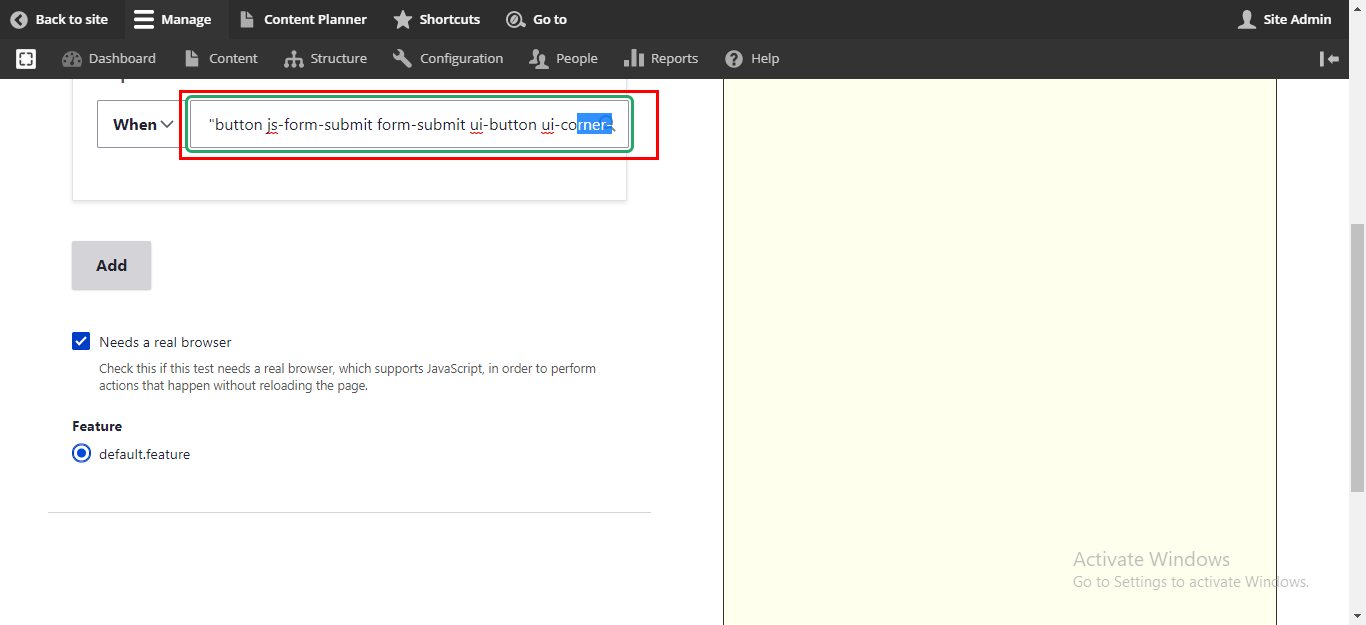 Fix Behat UI limitation for number of characters in Step fields up by increasing max length to ...