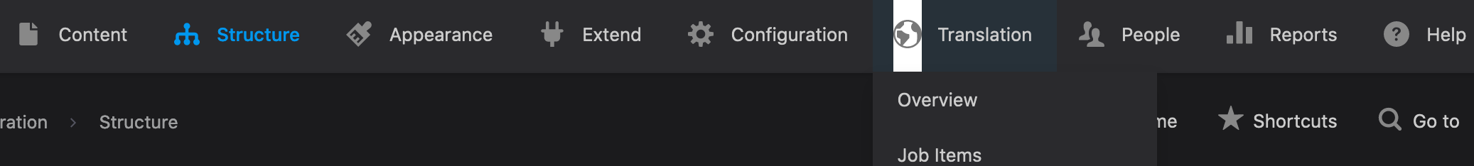 TMGMT Icon for Gin Toolbar [#3159433] | Drupal.org