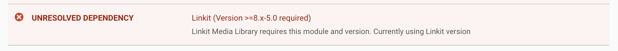 Erroneous Unresolved Dependency With Missing Version In Info File 2890613 