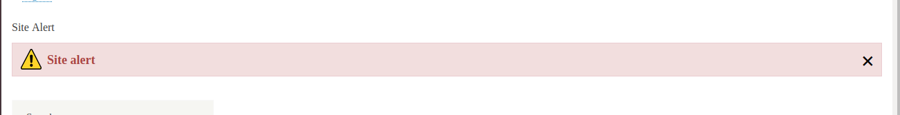 Add ability to dismiss alert [#3156557] | Drupal.org