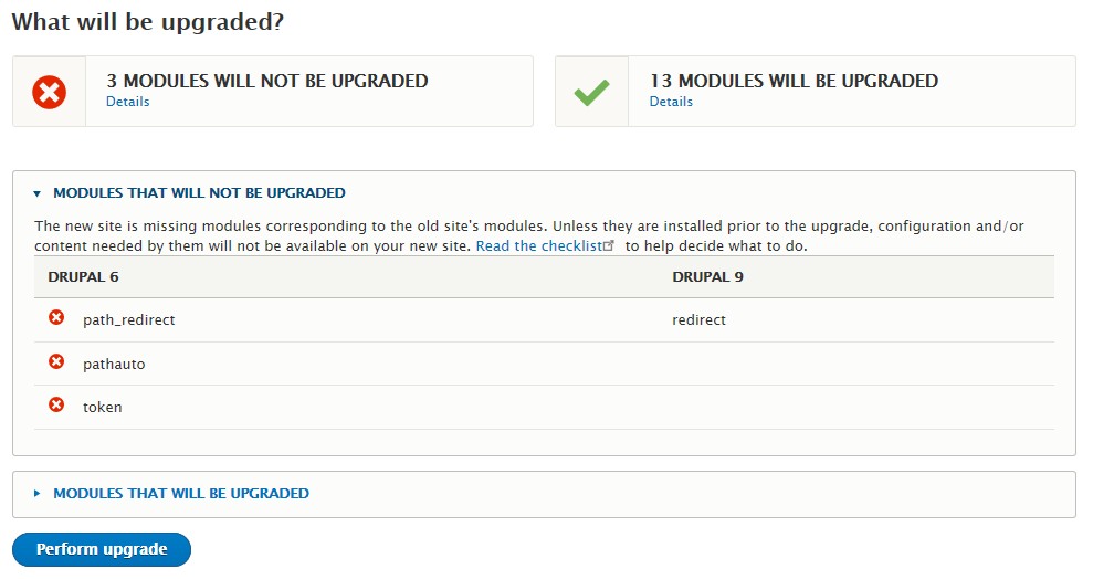 Declare upgrade status from D6, D7 [#3199214] | Drupal.org