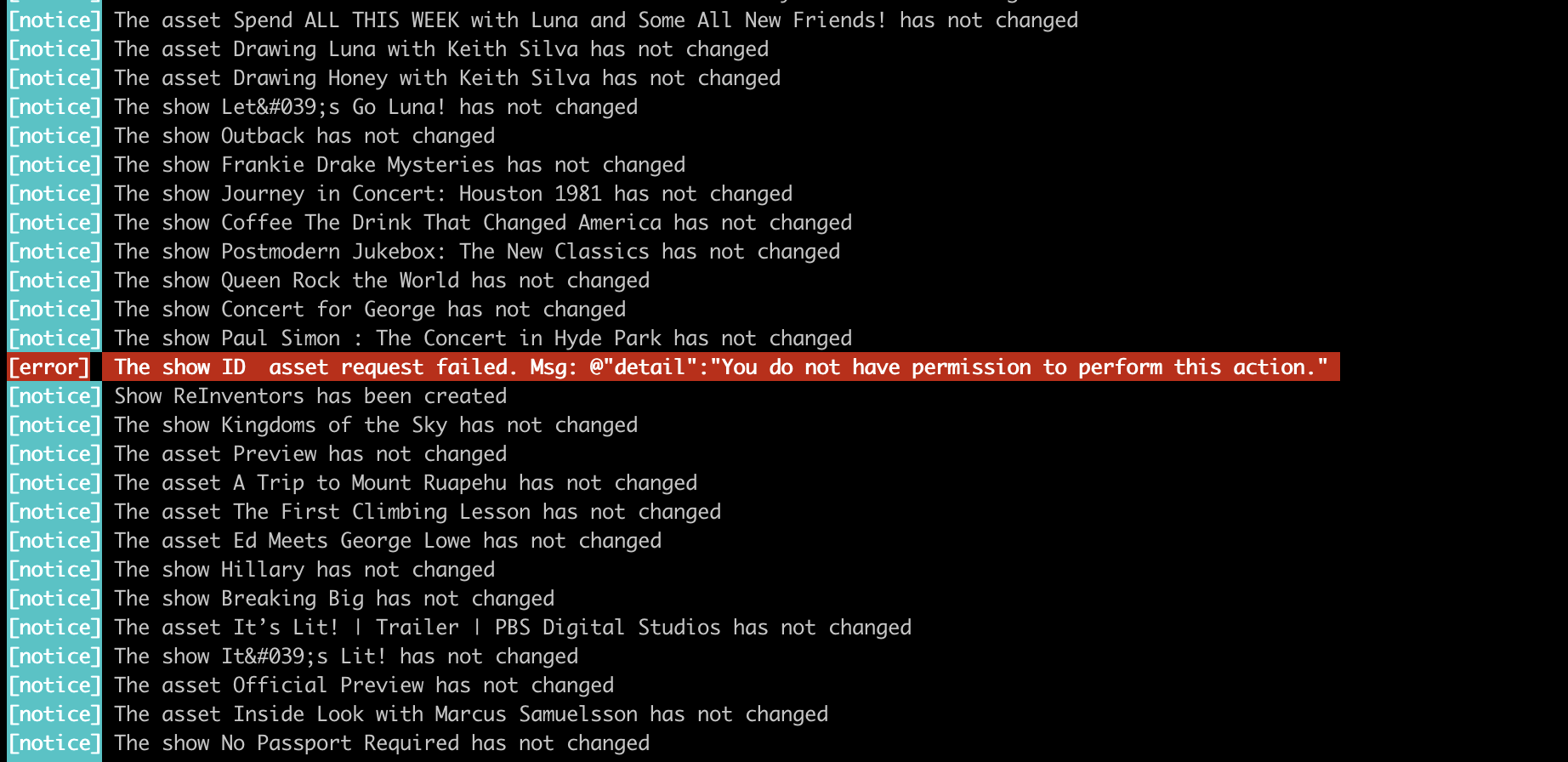 Missing assets from shows. [#3175605] | Drupal.org
