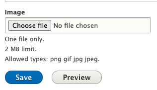 Clean up display of image field on comment form [#2624336] | Drupal.org