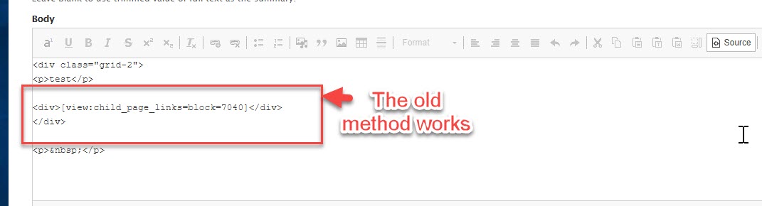 Nested Tags results in unexpected token, causing ckeditor to break. [#3100923] | Drupal.org