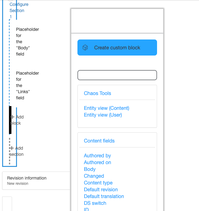 Layout options are non-editable [#3183643] | Drupal.org