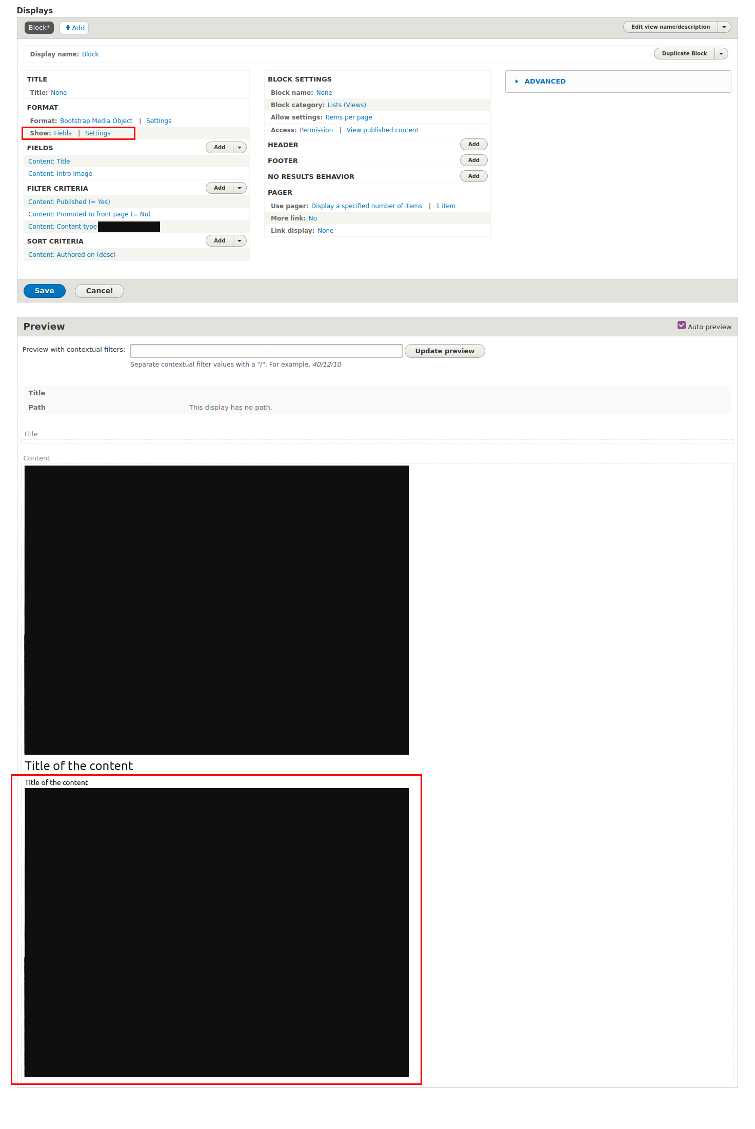 Bootstrap Media Object is duplicating content in View. [#3183920] | Drupal.org