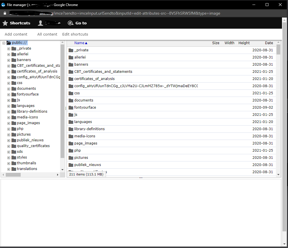Not playing nice with IMCE [#3194580] | Drupal.org