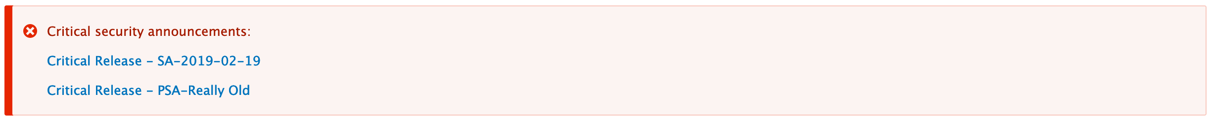 Display relevant Security Advisories data for Drupal [#3041885] | Drupal.org