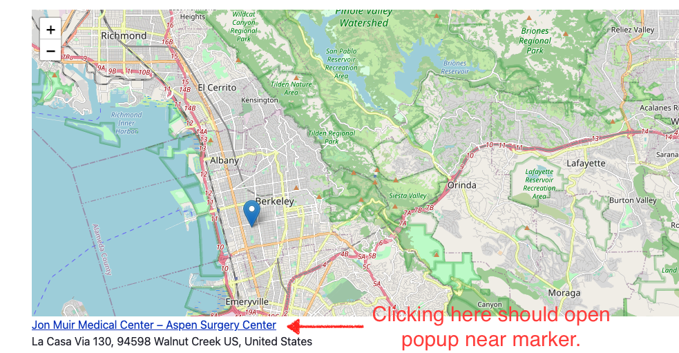 Geolocation CommonMap open popup from attachment view link. [#3198676] | Drupal.org