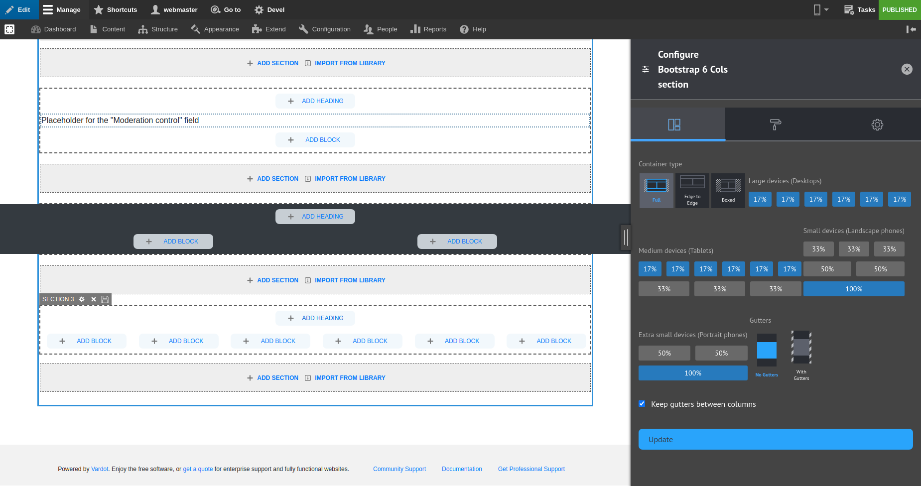 Fix width of fieldgroup after the fix of Off-canvas style resets in Drupal core [#3207652 ...