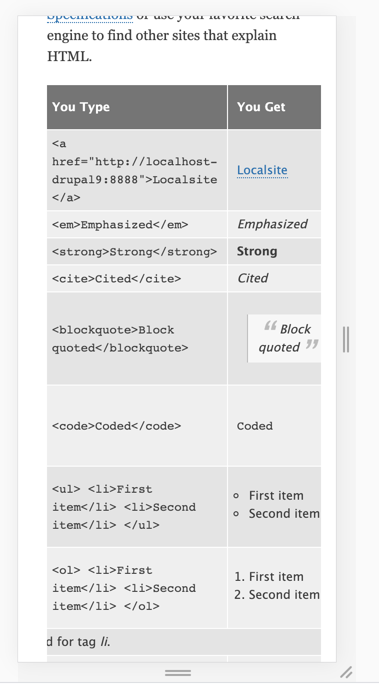 Page overflow for wide tables gets dark grey background in Bartik ...
