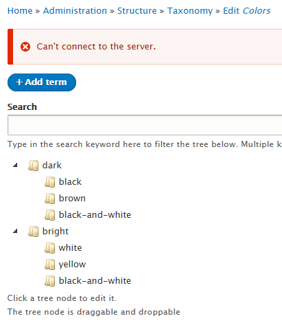 No error or information when taxonomy term has multiple parents [#3210346] | Drupal.org
