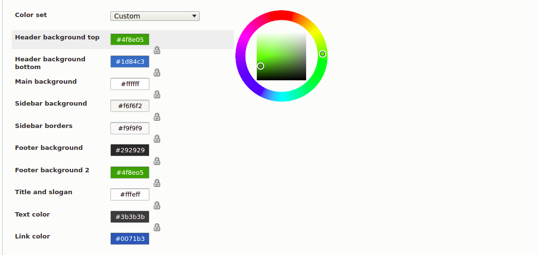 New added color in color.inc after theme is enabled not reflecting on theme settings page ...