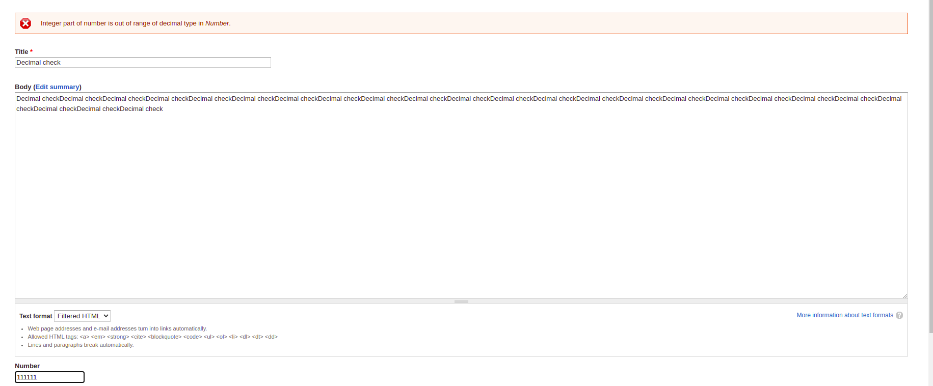 Pdoexception Sqlstate 22003 Numeric Value Out Of Range In Decimal Field 2461439