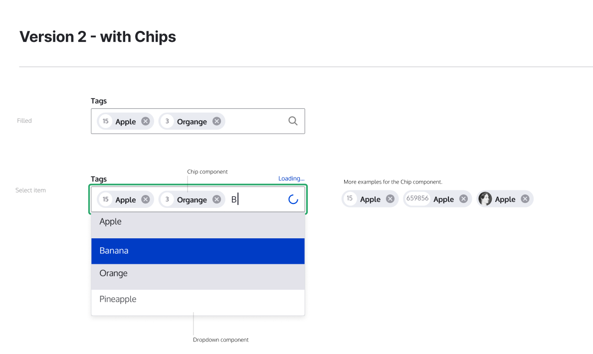 Implement chips based autocomplete designs [#3222995] | Drupal.org