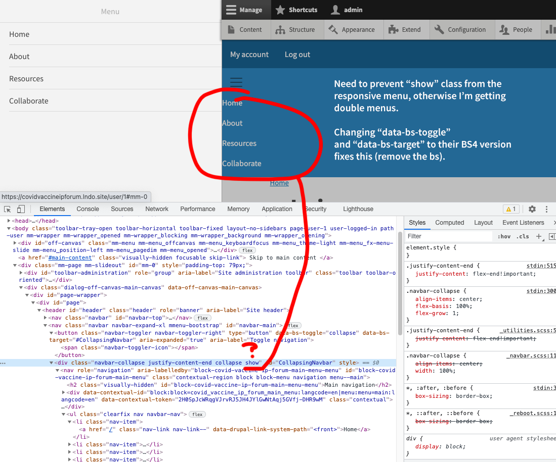 Support Bootstrap Barrio 5 [#3226733] | Drupal.org