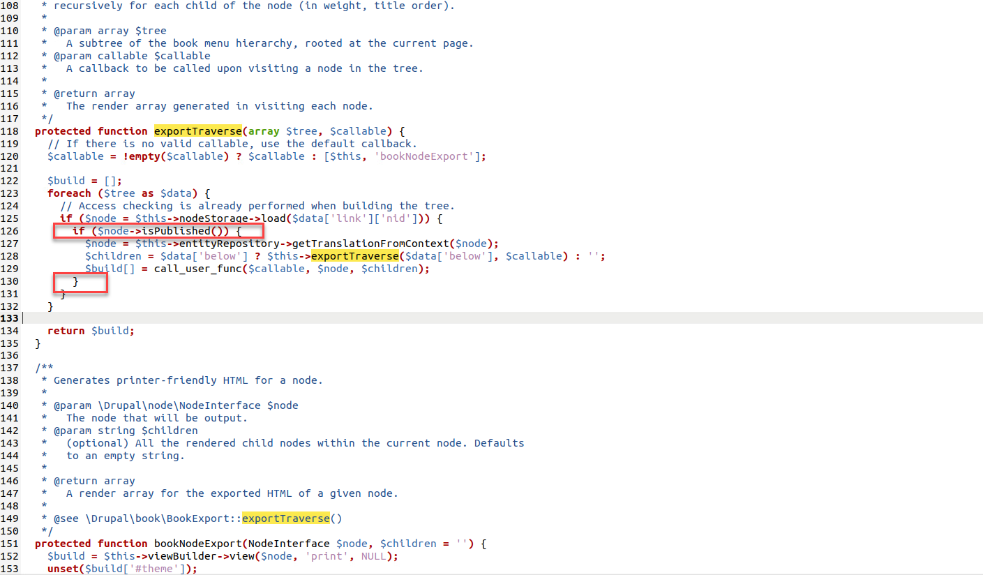 Unpublished book pages in html export - add config to restrict to published nodes [#3228274 ...