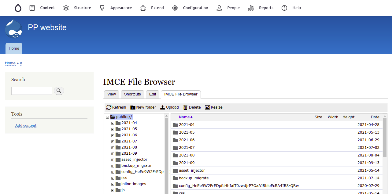 no browser tab in user profile in drupal 8 [#2858430] | Drupal.org