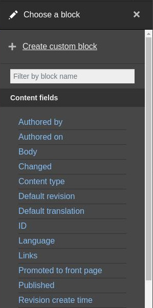 Layout Builder 'Choose a block' items are empty [#3240155] | Drupal.org