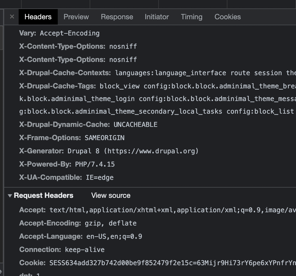 X-Frame-Options is always SAMEORIGIN in response header [#3240933] | Drupal.org