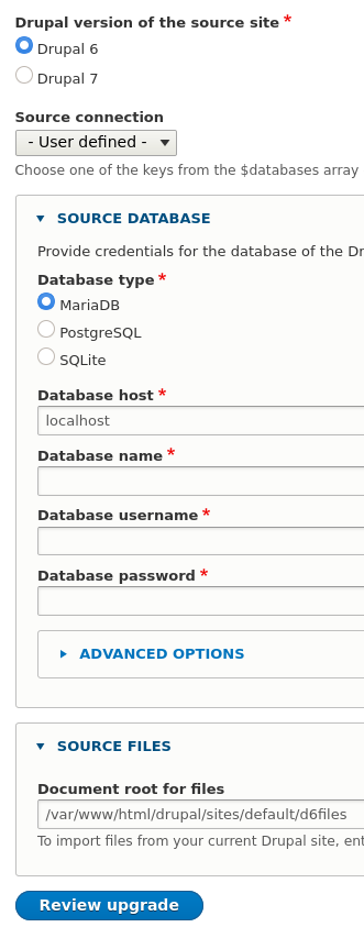 Allow migrate_drupal_ui source database to be set in settings.php [#3096101] | Drupal.org