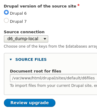 Allow migrate_drupal_ui source database to be set in settings.php ...