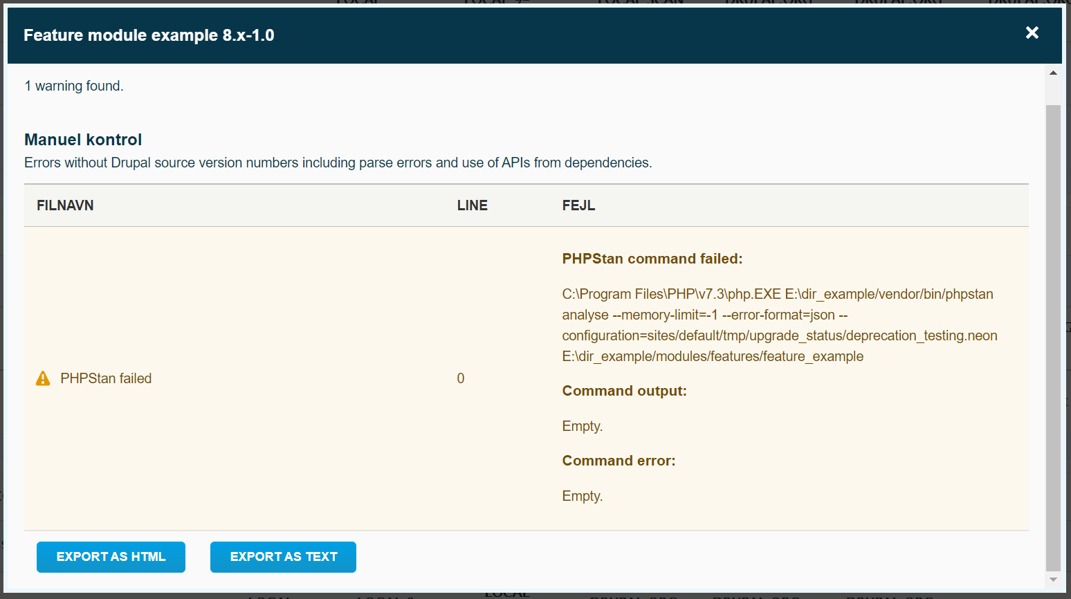 Phpstan Command Failed On Iis Windows Server 3244144