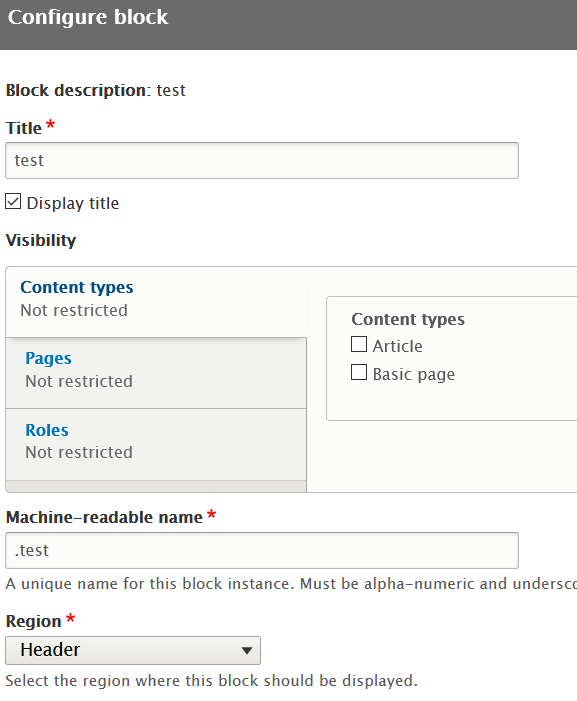 Access forbidden when editing/deleting a block from the block layout with a machine name ...