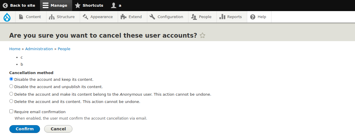 Improve user interface text on the account cancellation screen ...