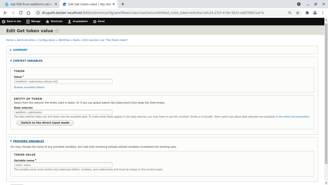 Get NID from webform value and turn it into entity:node data type [#3250756] | Drupal.org