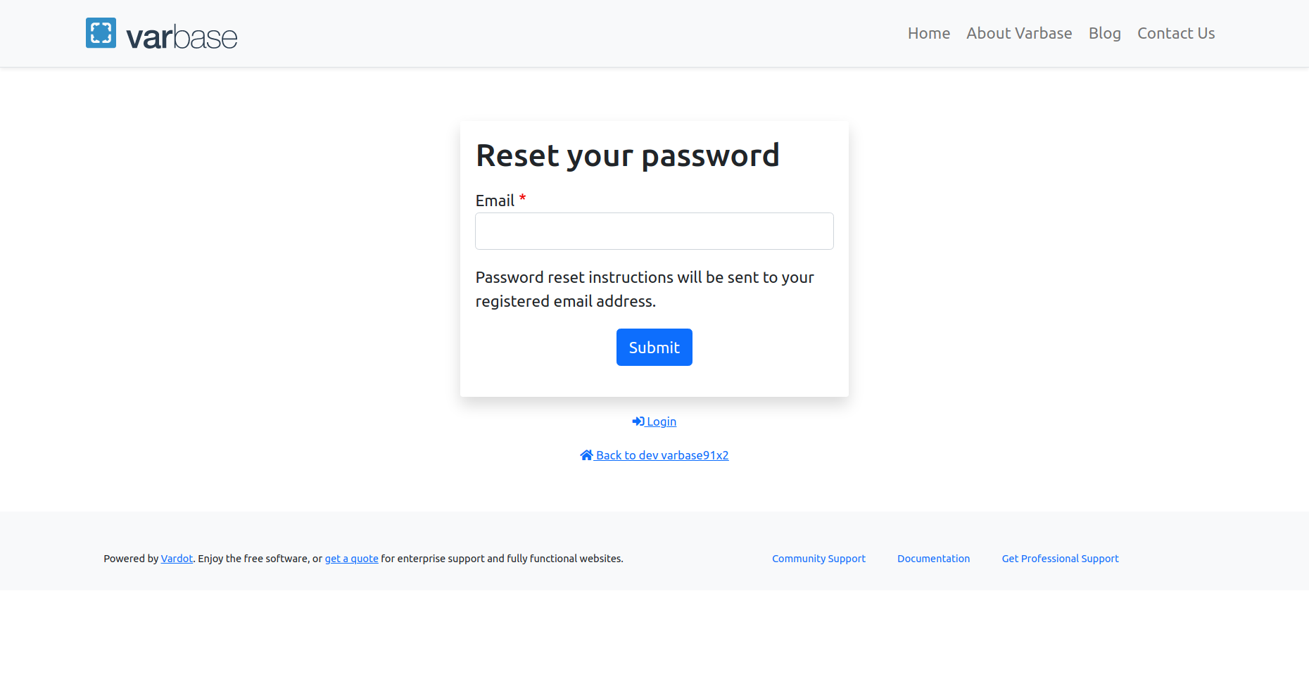 Add Email Registration module to Varbase Core to allow users to login using Email or username ...