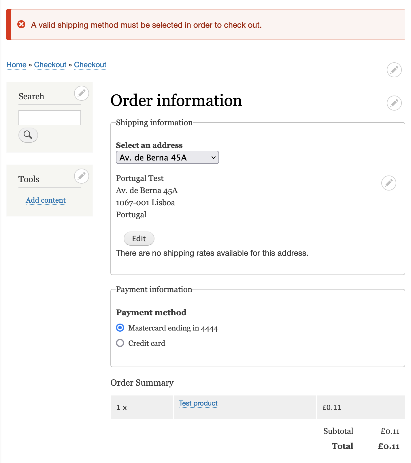 User can checkout with wrong shipping if no shipping rates are ...