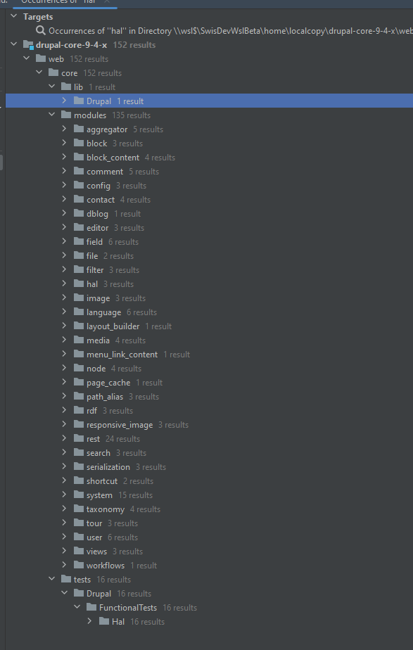 Remove HAL module from core and create a contrib project for it ...