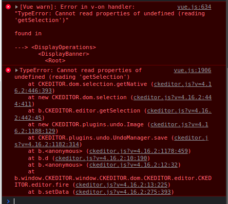 CKeditor errors [#3270753] | Drupal.org