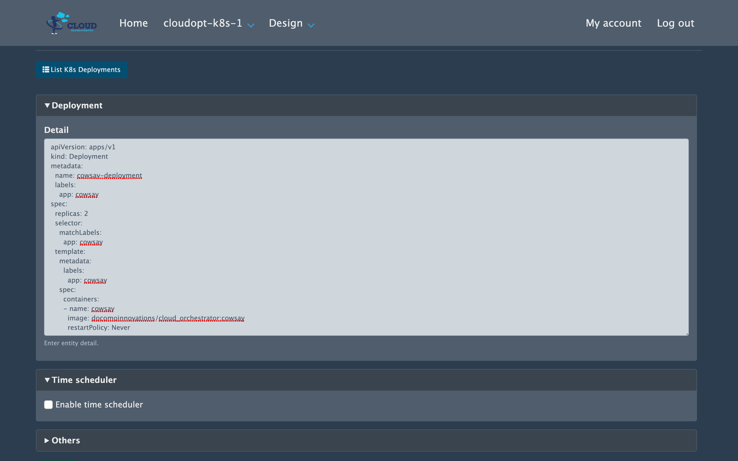 Fix the permission of K8s namespace when adding K8s deployment [#3274382] | Drupal.org