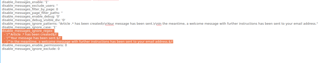 Fix schema type to config_object and add missing for regex [#3254927] | Drupal.org