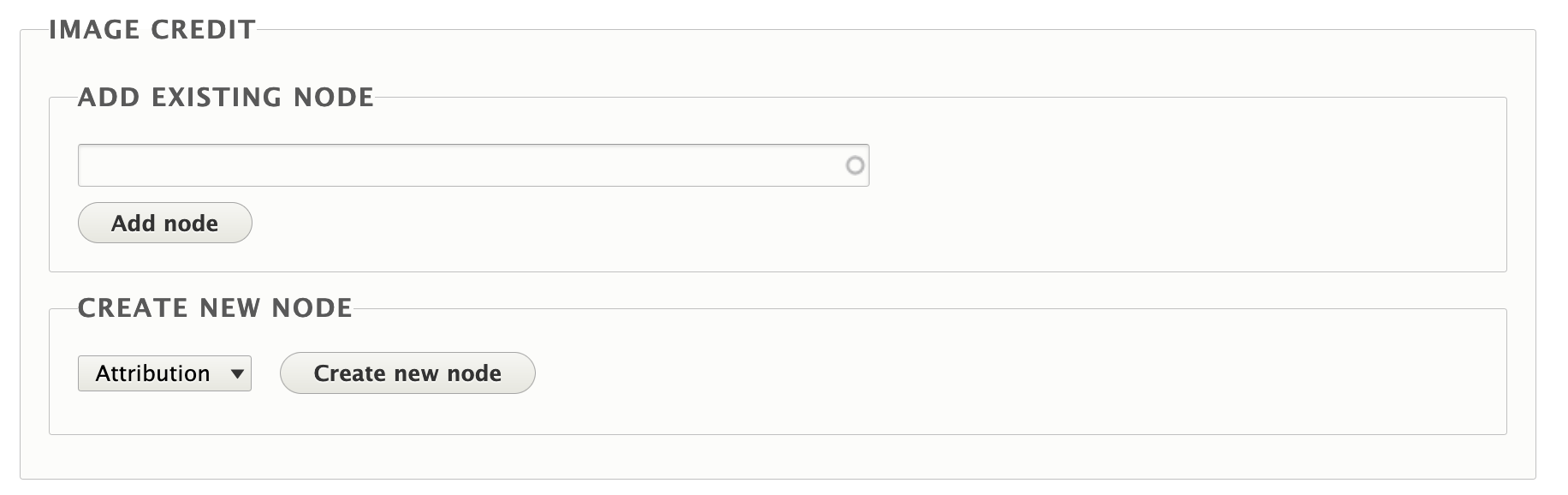 Alternative complex widget with add existing open at initial state ...