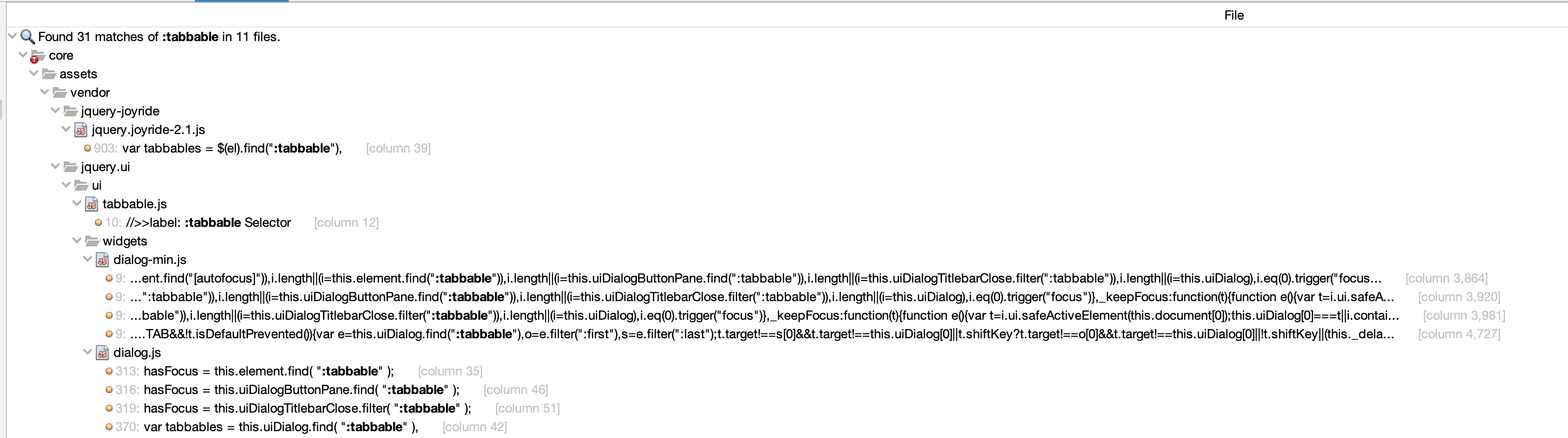 [PP-1] Remove/deprecate jquery.tabbable.shim [#3278625] | Drupal.org