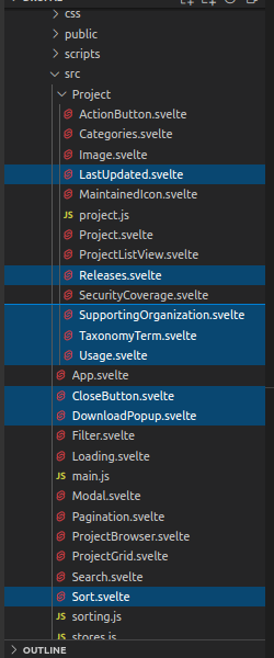 Clean up Unused Svelte Components [#3279983] | Drupal.org