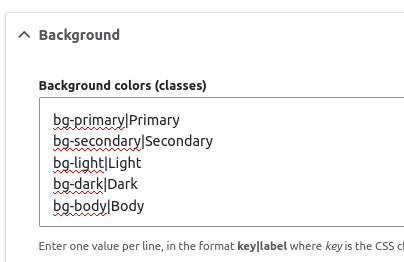 [Suggestion] Add new .bg-body class to the default set of Background ...